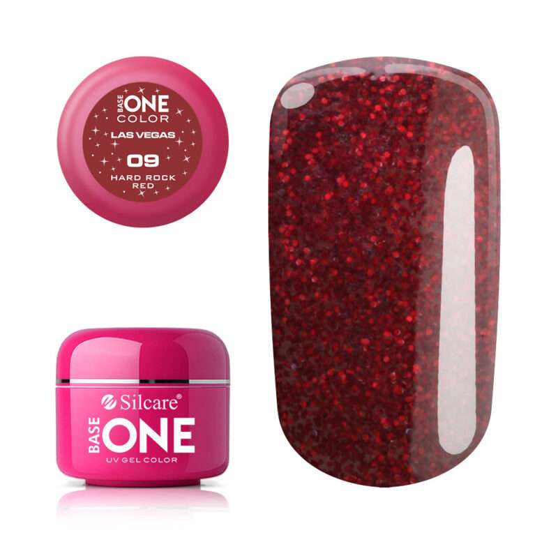Base one - Las vegas - Hard rock red 5g UV-gel - Otego.se